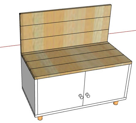 Recibidor Zapatera Modulo conector – Acacia