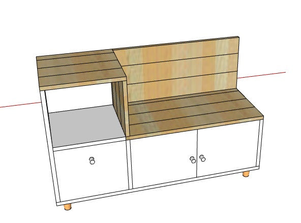 Recibidor Zapatera Modulo estandar – Acacia